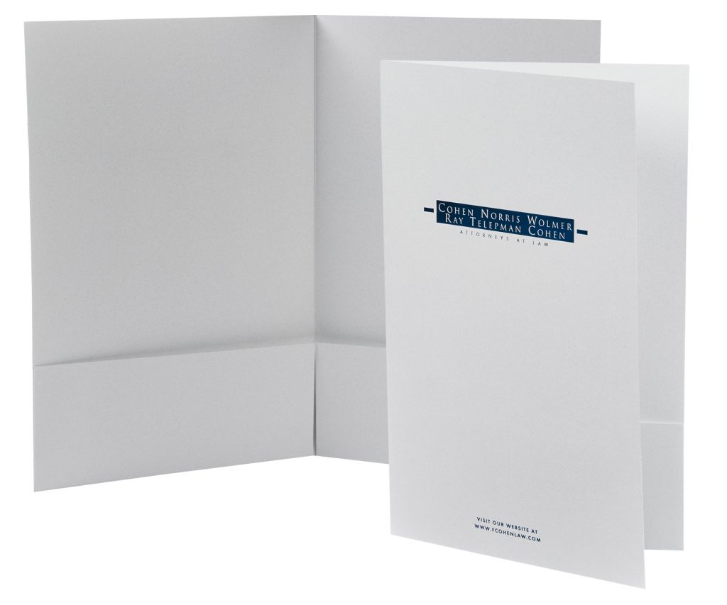 Custom printed legal-size folders - style LF-120